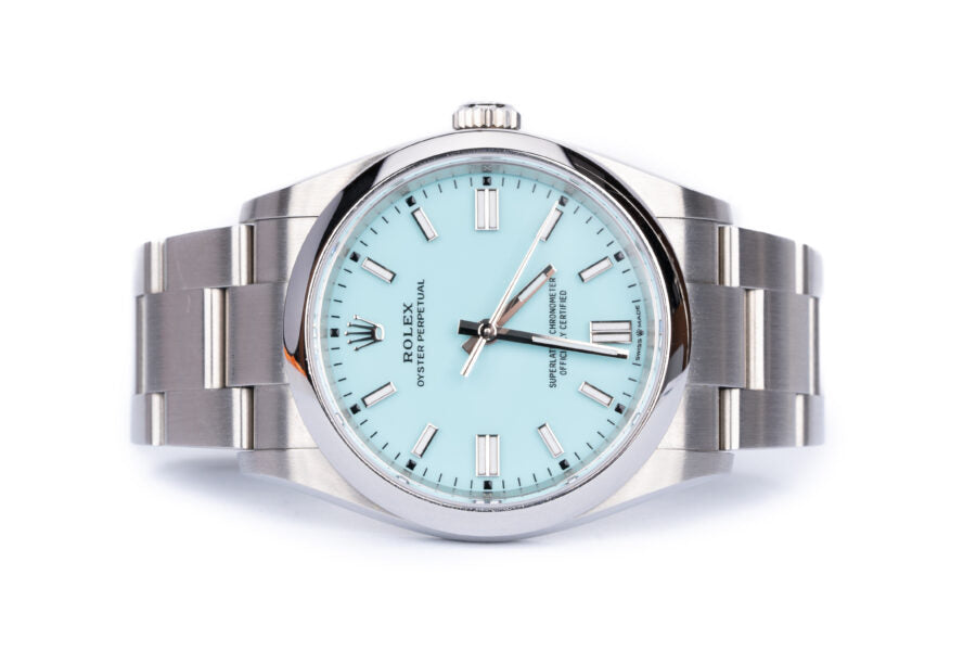 Rolex Oyster Perpetual Tiffany Blue 36mm – Love Luxury Dubai