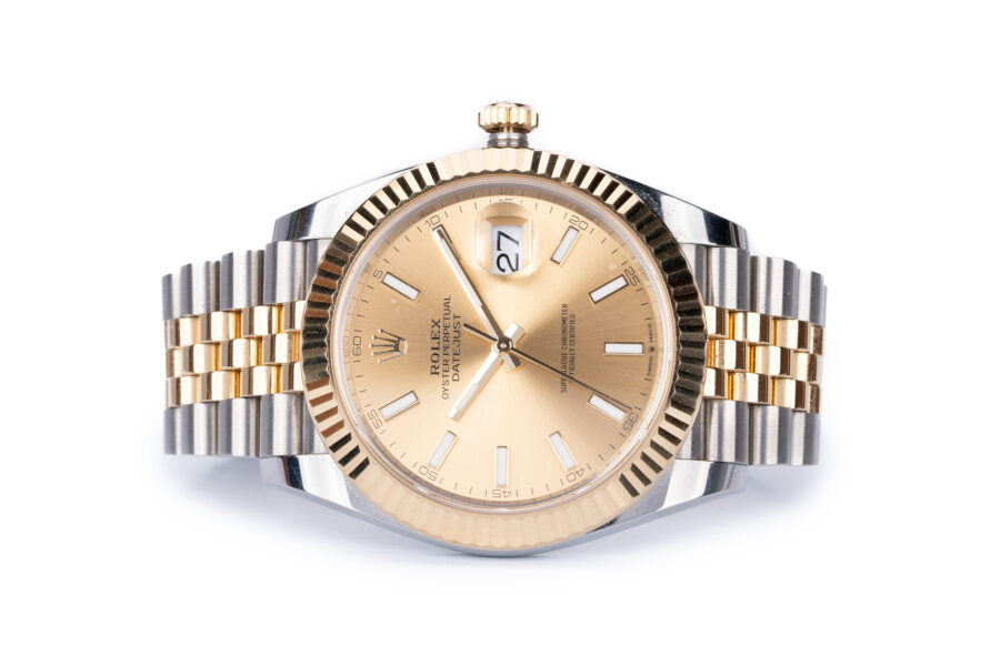 Rolex Oyster Datejust 41mm Yellow Rolesor 126333 – Love Luxury Dubai