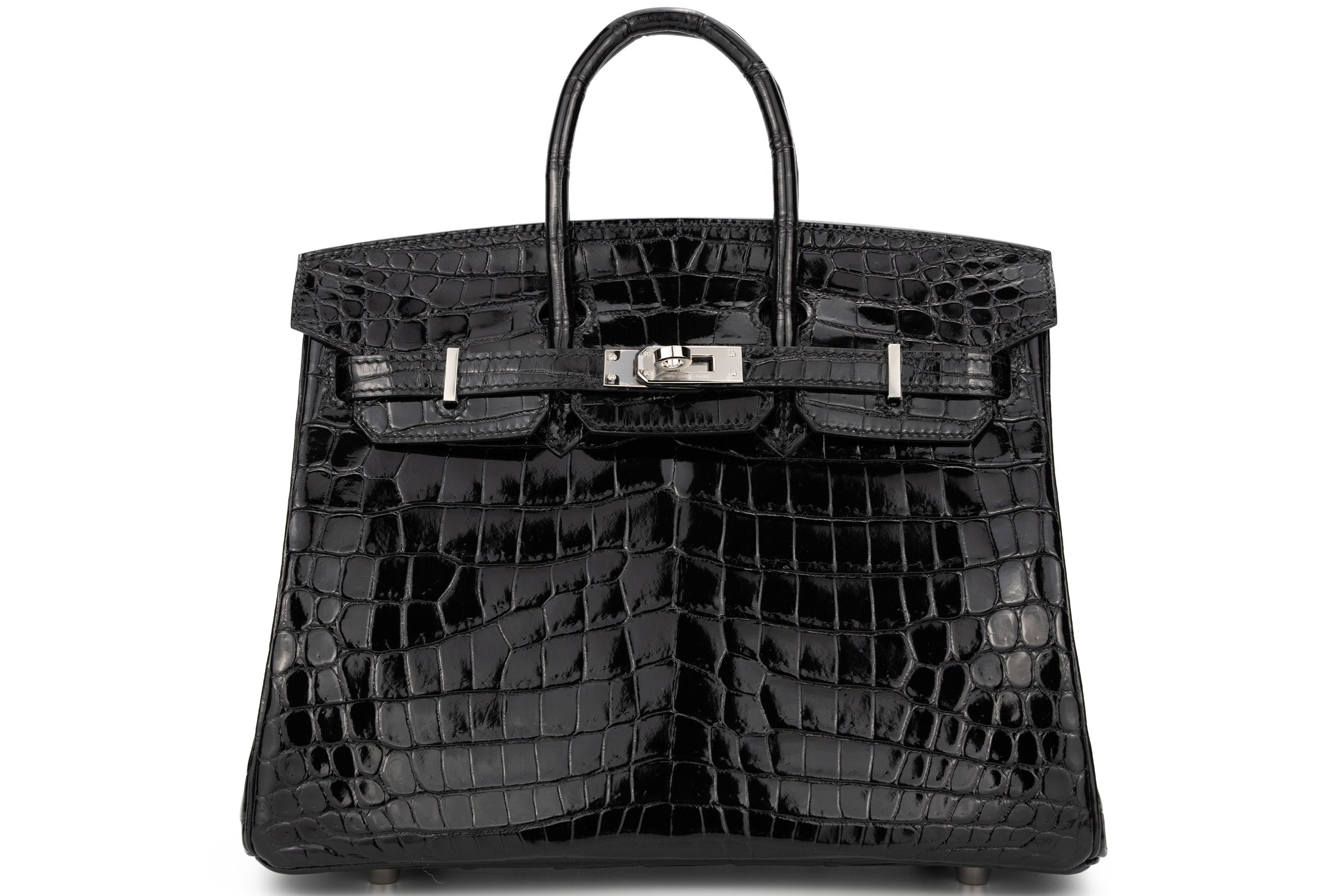 Hermès Birkin 25 Exotic Croc Black PHW – Love Luxury Dubai