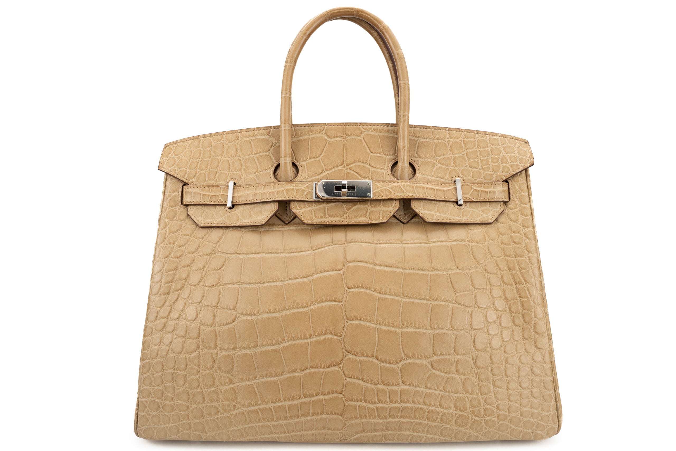 Hermès Birkin 35 Exotic Matte Alligator Poussiere PHW – Love Luxury Dubai