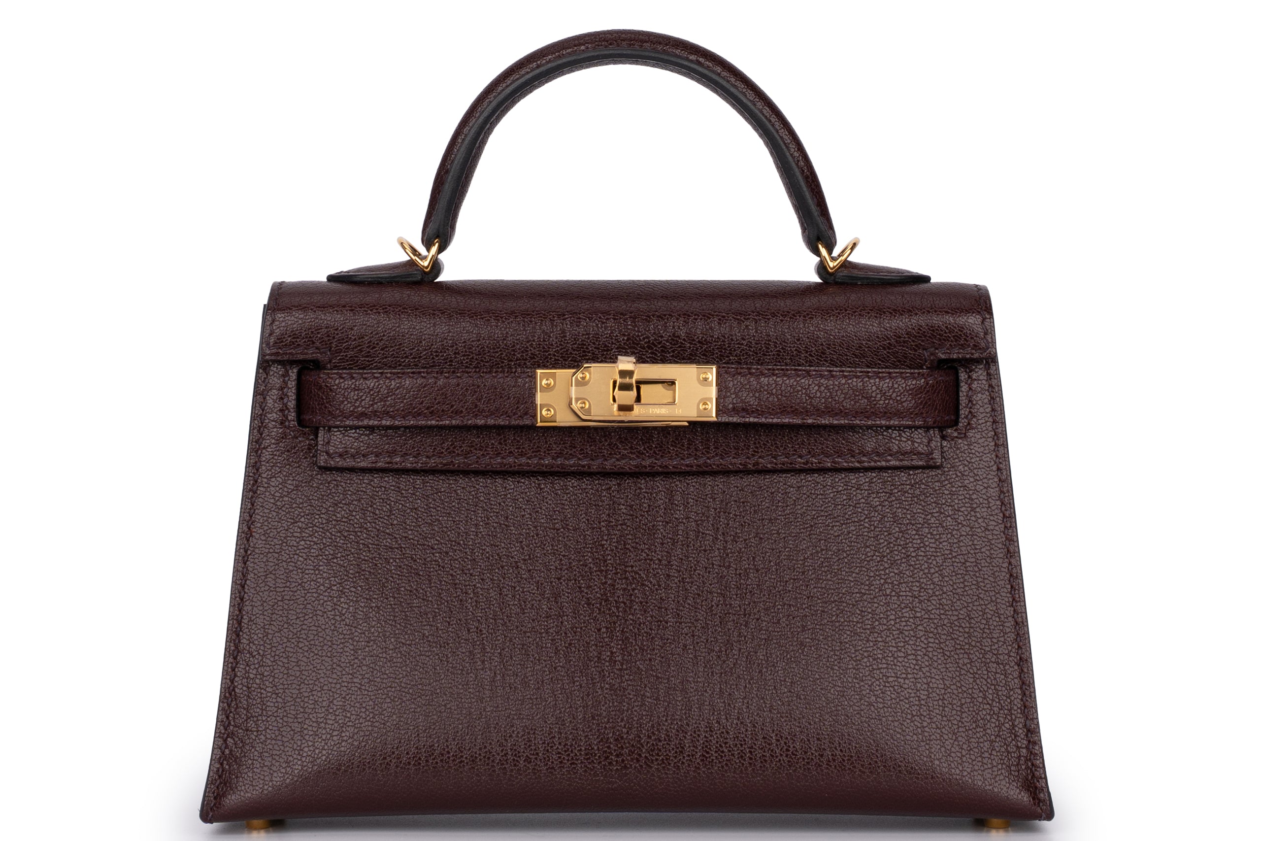 Hermès Mini Kelly Chevre Chamkila Rouge Sellier GHW – Love Luxury Dubai