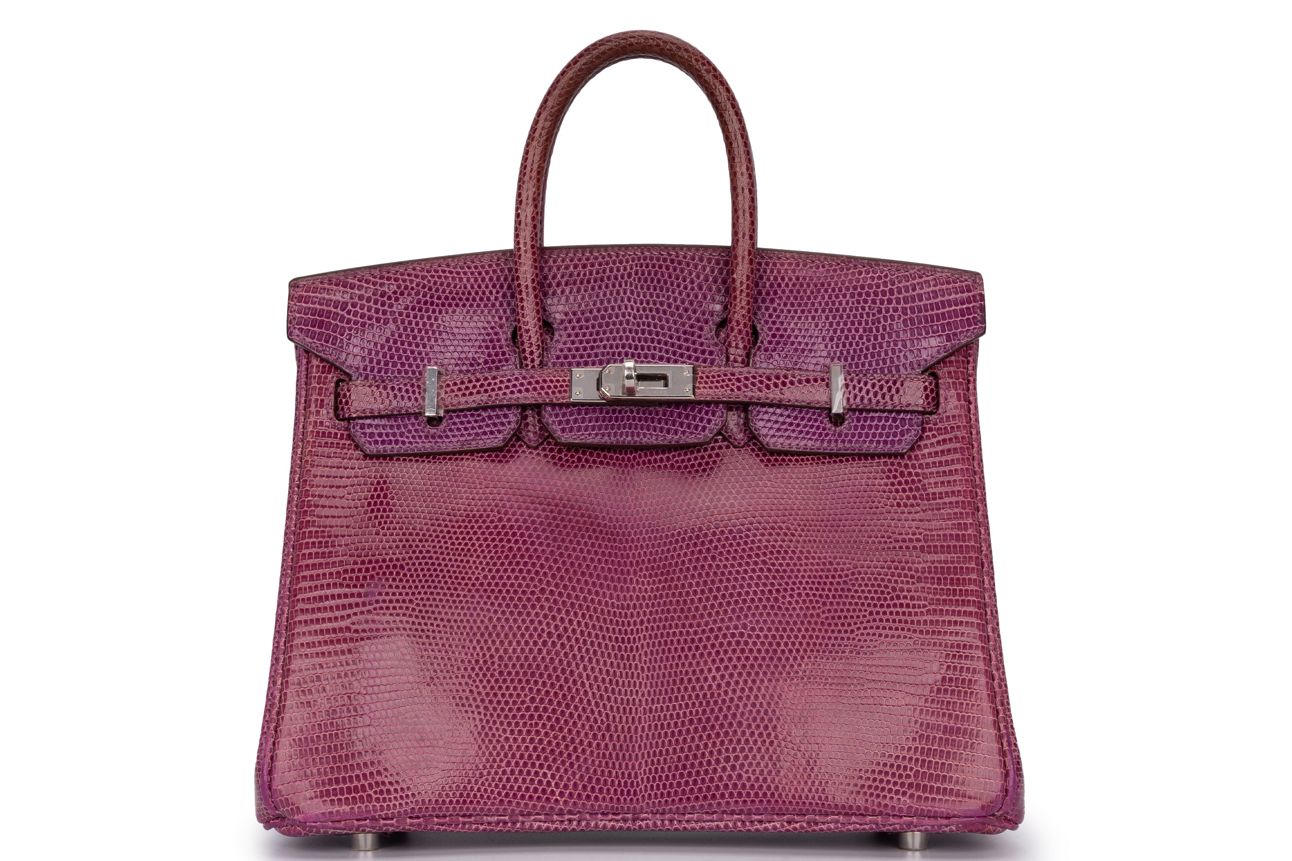 Hermès Birkin 25 Exotic Lizard Violet PHW – Love Luxury Dubai