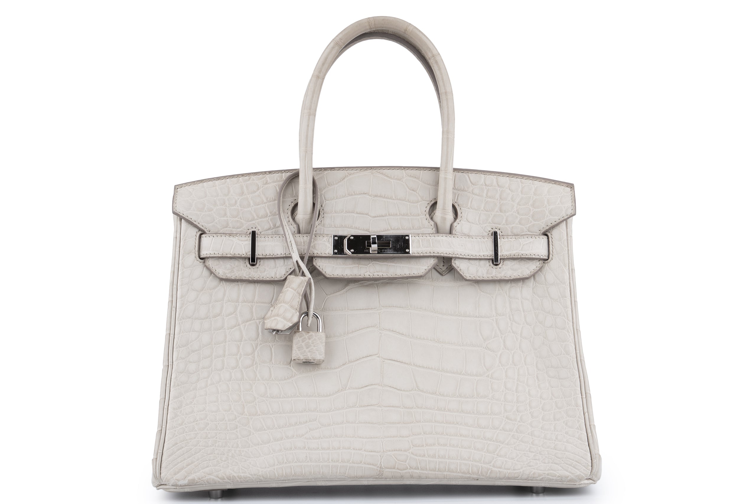 Hermès Birkin 30 Croc Beton PHW – Love Luxury Dubai