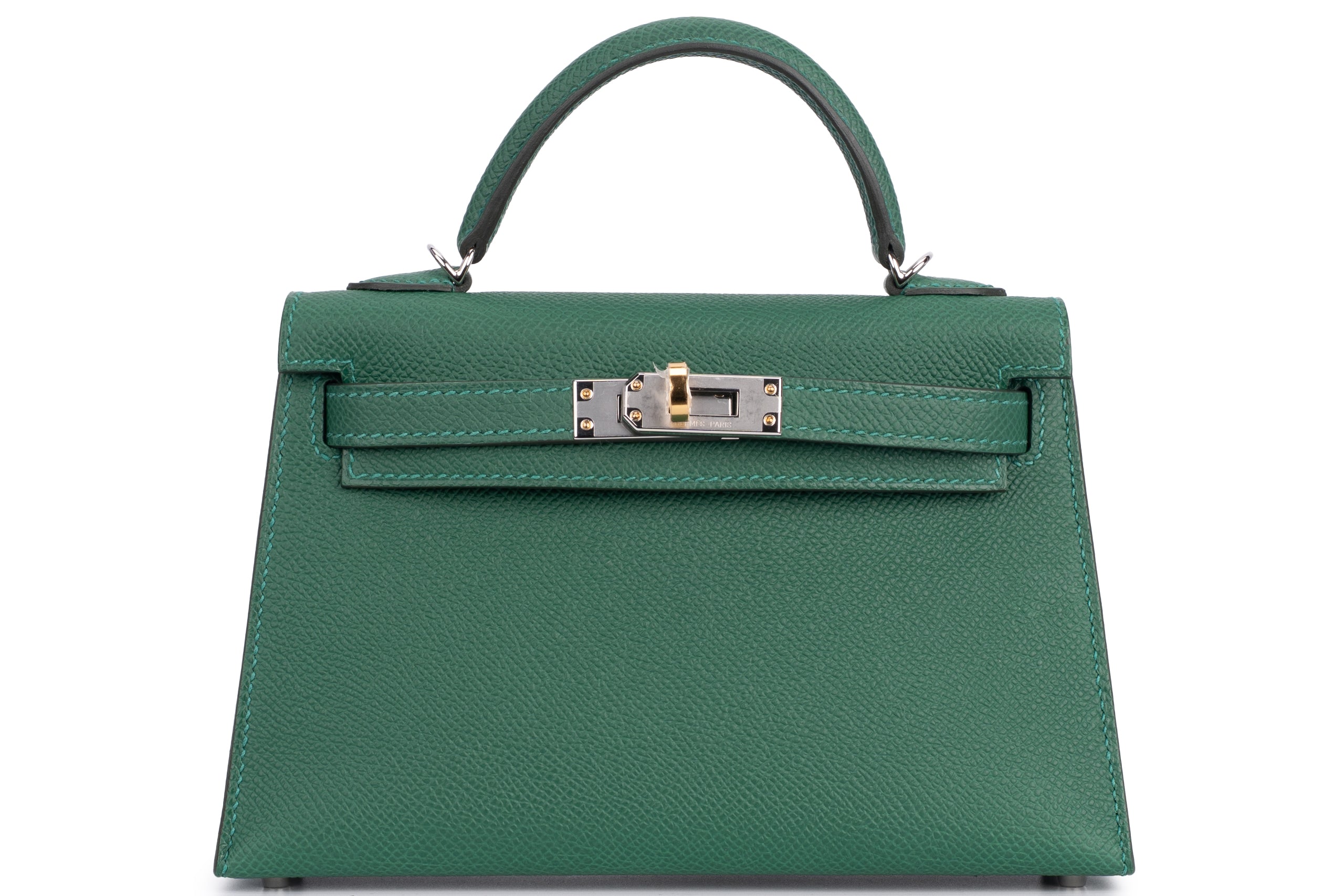Hermès Mini Kelly Epsom Vert Muyen Electrum Hardware – Love Luxury Dubai